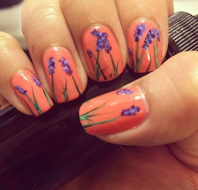 Toe Nail Art Designs Flowers | Best Flower Site